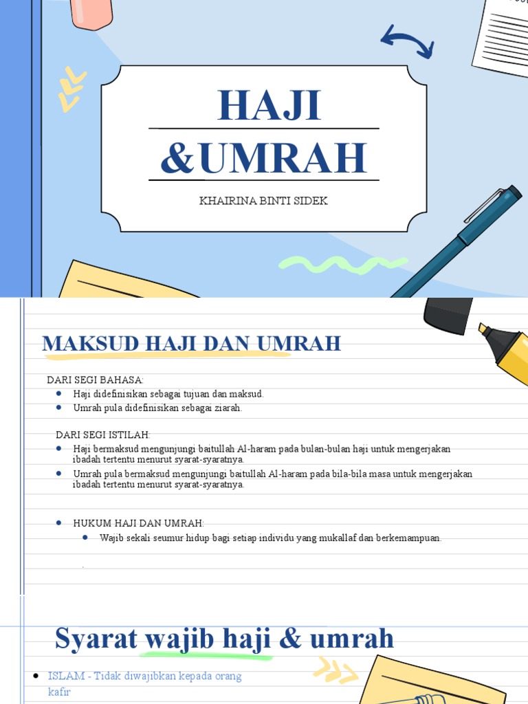 Khairina Sidek (Haji Dan Umrah) | PDF