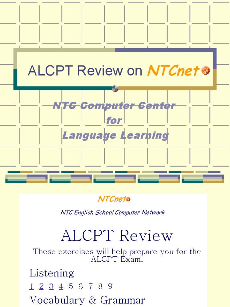 Alcpt Review On: Ntcnet | PDF | Computers