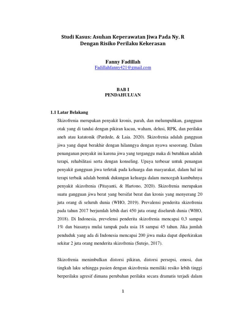 Askep RPK Fanny - FIX | PDF