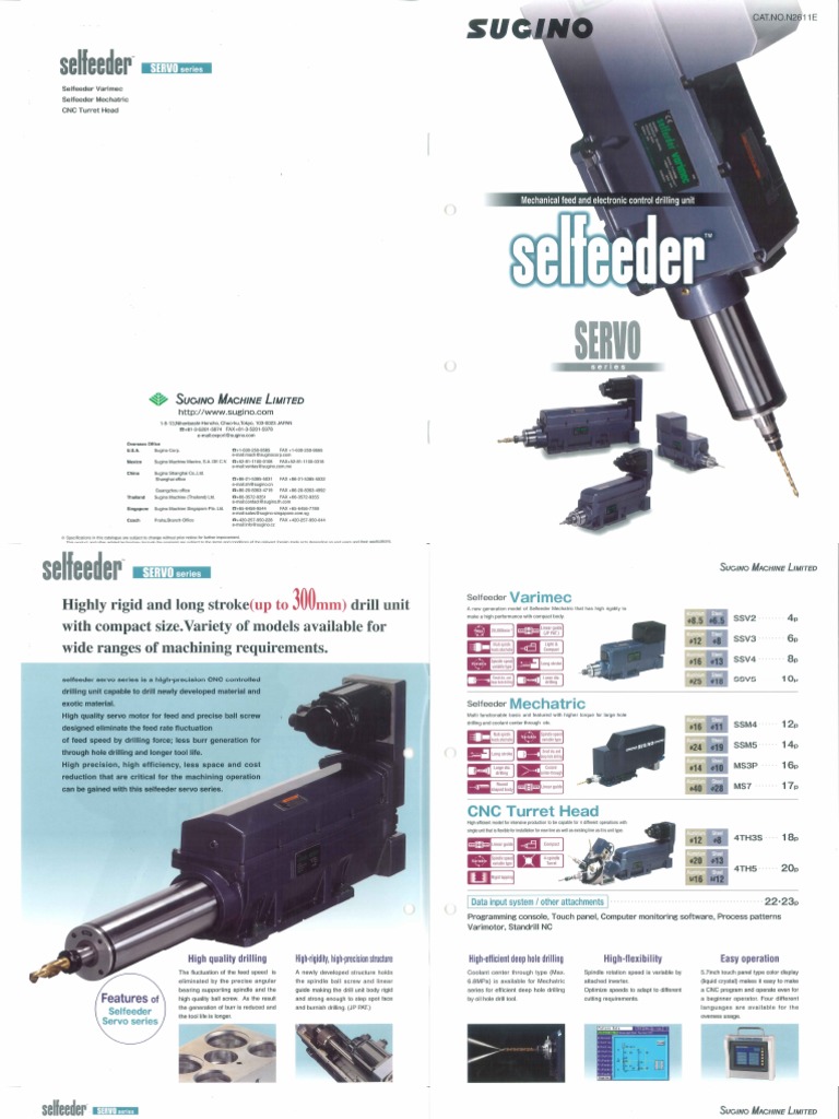 Sugino Selfeeder Servo | PDF
