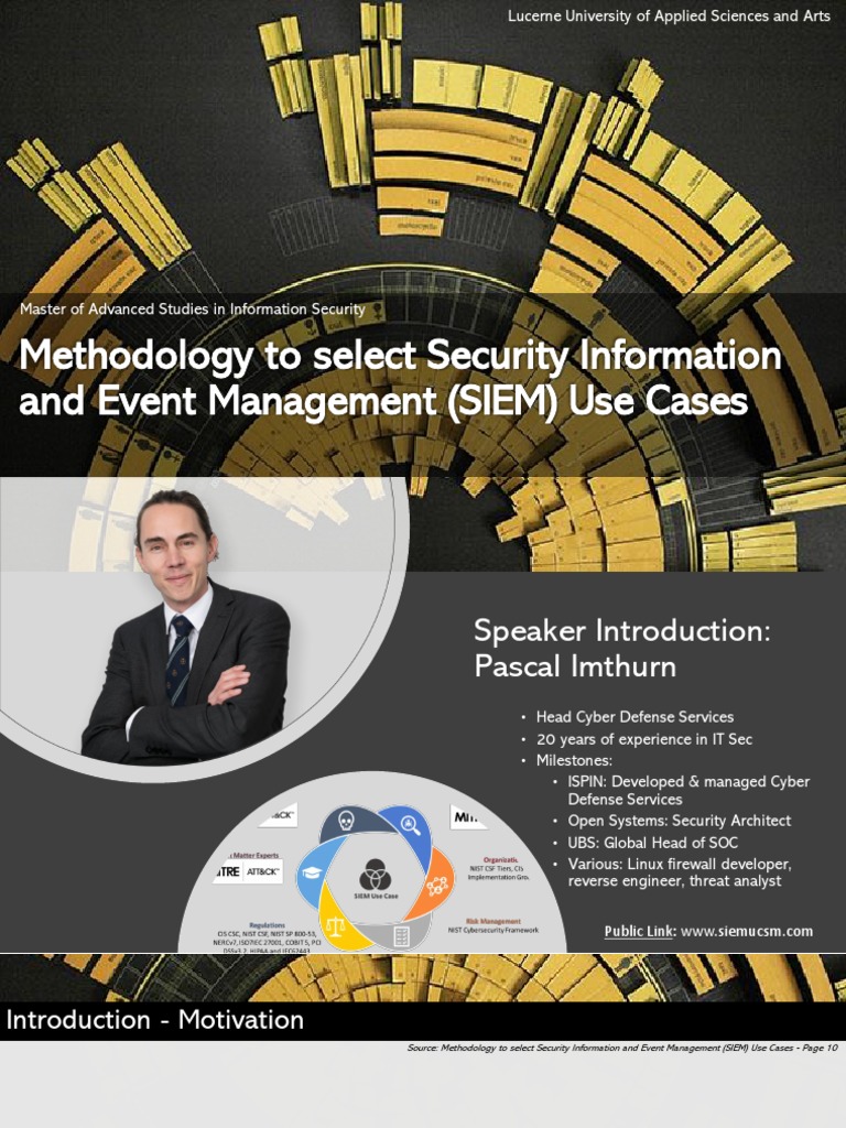 MAS - Methodology To Select Security Information and Event Management ...