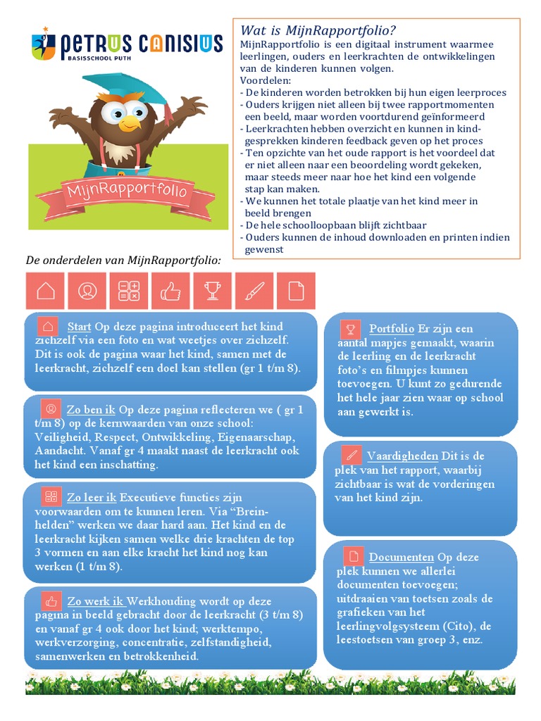 Flyer Mijnrapportfolio Petrus Canisius | PDF