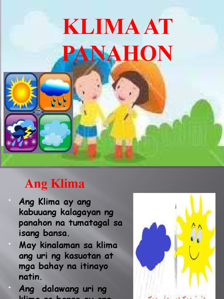 Aralin 1.3 (Klima at Panahon NG Pilipinas | PDF