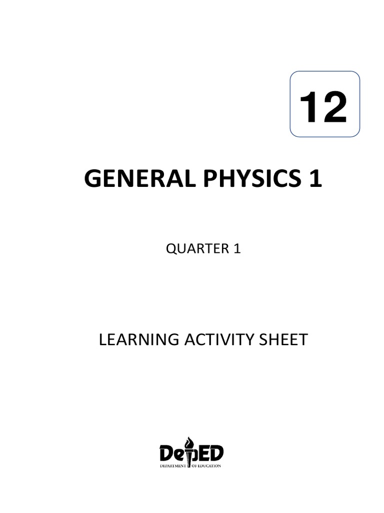 Shs General Physics 1 Pdf Observational Error Accuracy And Precision