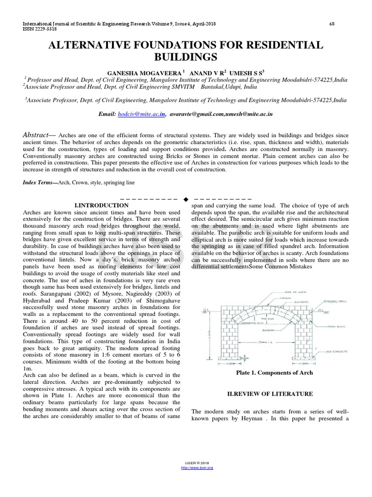 Ijser: Alternative Foundations For Residential Buildings | PDF ...