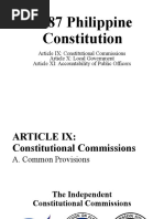 The Articles of The 1987 Philippine Constitution | PDF | Constitutional ...