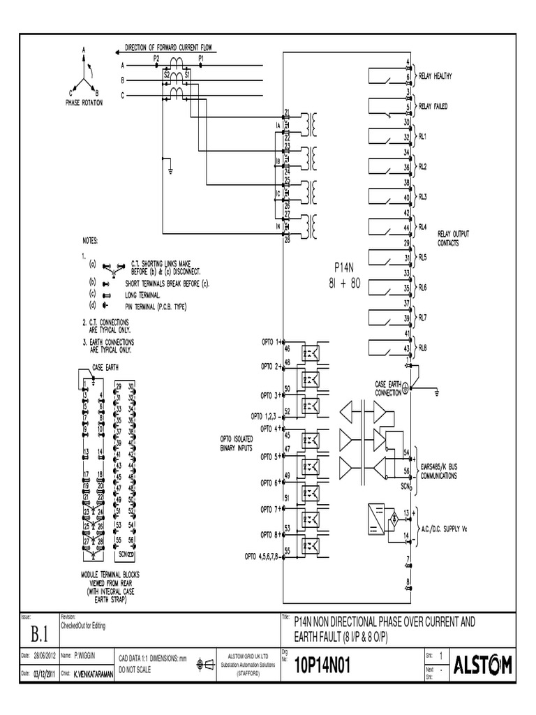 P14N Non Directional Phase Over Current and Earth Fault (8 I/P & 8 O/P ...