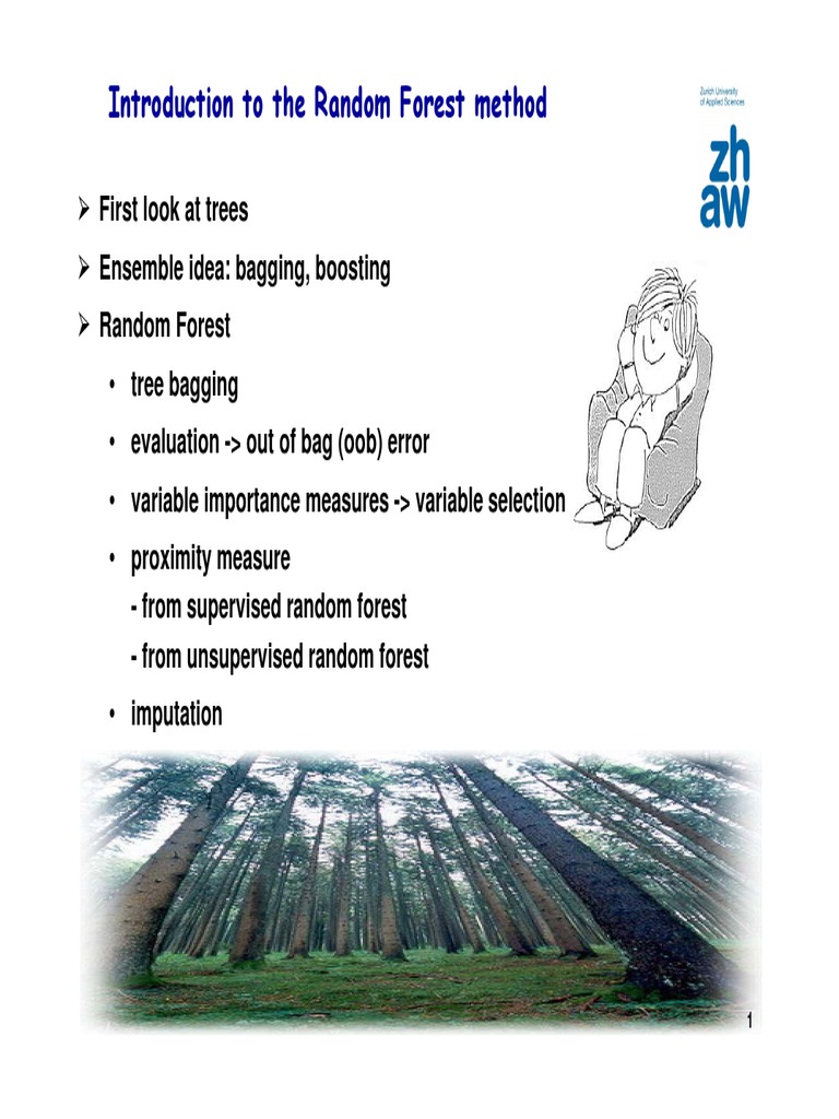 Random Forest Intro Presented | PDF | Bootstrapping (Statistics) | Bias ...