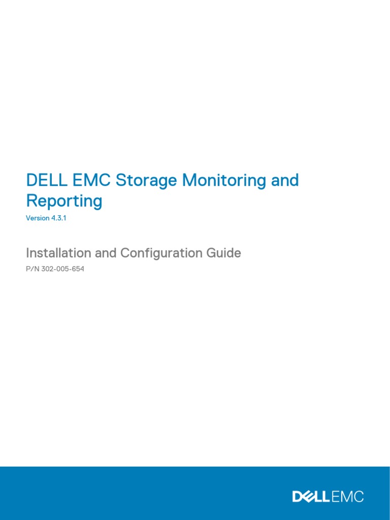 DELL EMC Storage Monitoring and Reporting: Installation and ...