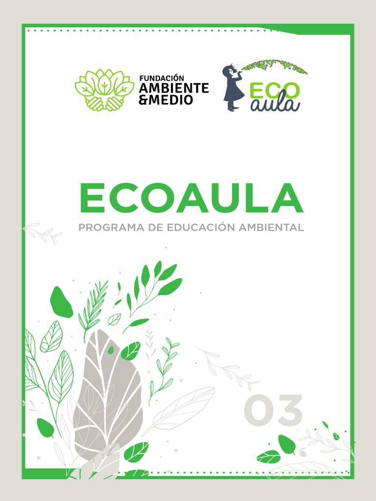 Dossier Programa Ecoaula 03 | PDF | Residuos | Reciclaje