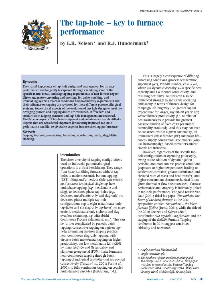 Key To Furnace | PDF | Refractory | Heat Transfer