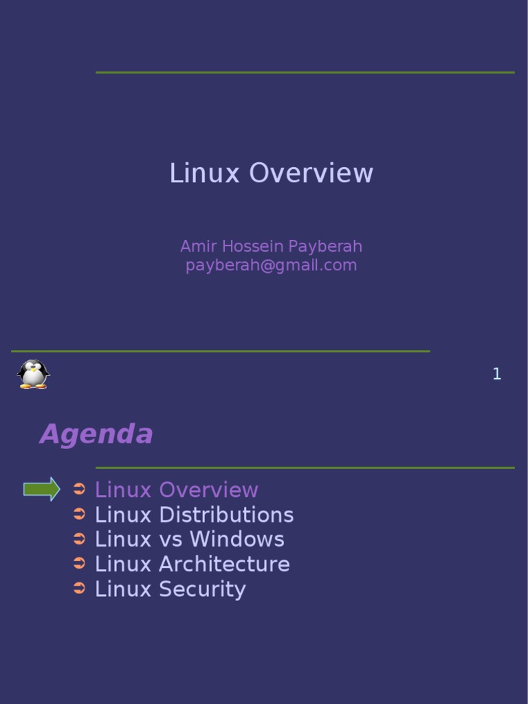 Linux Overview | PDF | Linux | Kernel (Operating System)