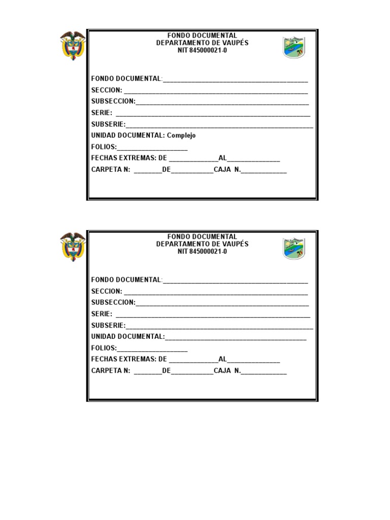 Rr-Rotulo para Carpetas de Archivo Defin | PDF
