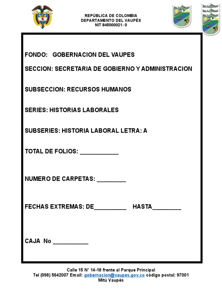 Rr-Rotulo para Cajas de Archivo | PDF