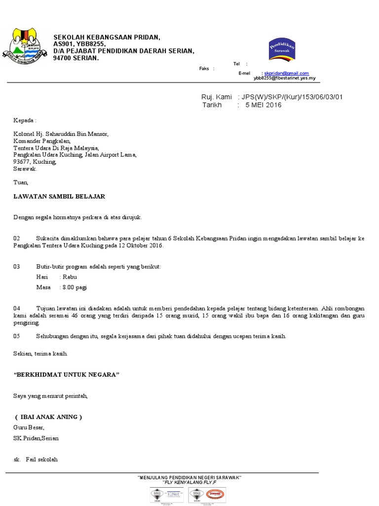 Surat Format Baru SK Pridan | PDF
