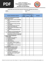 CFSS Monitoring Tool 2019 | PDF | Literacy | Teachers