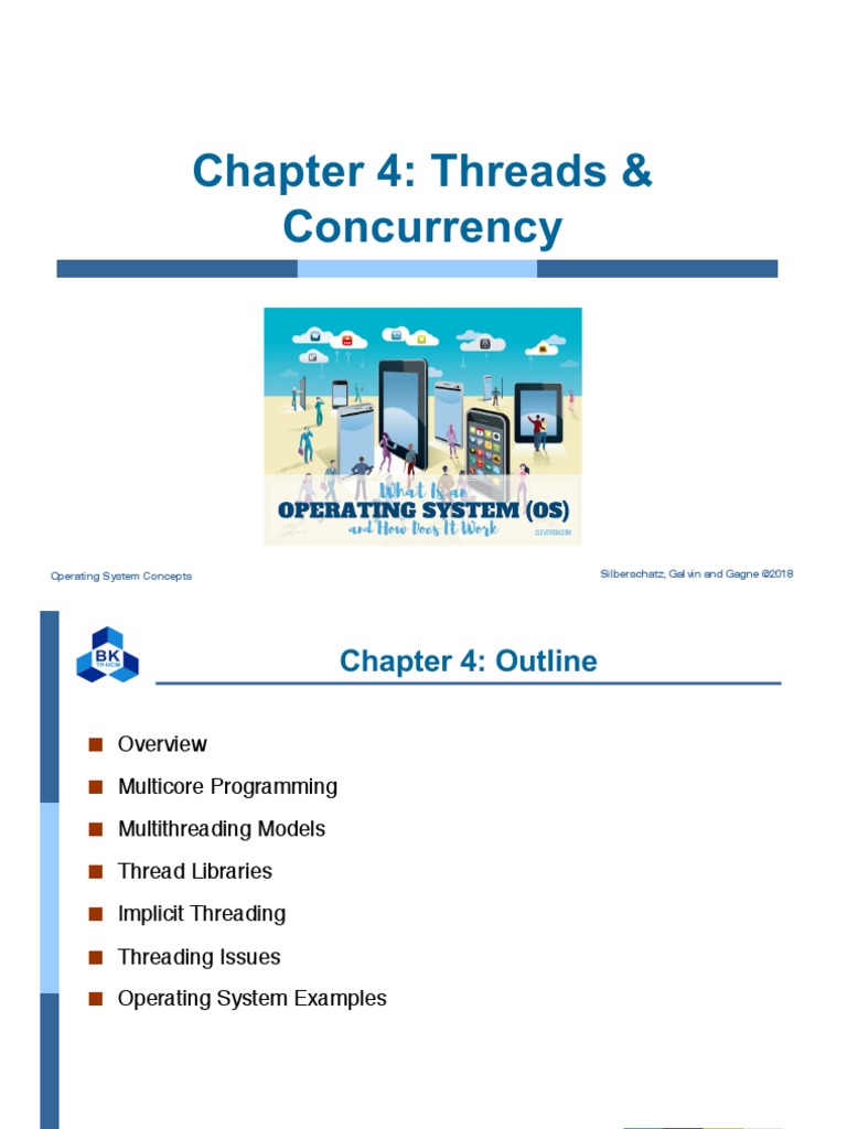 Chapter 4 Threads And Concurrency Silberschatz Galvin And Gagne ©2018 Operating System Concepts
