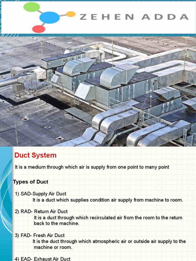 1.duct System and ADP | PDF | Duct (Flow) | Materials