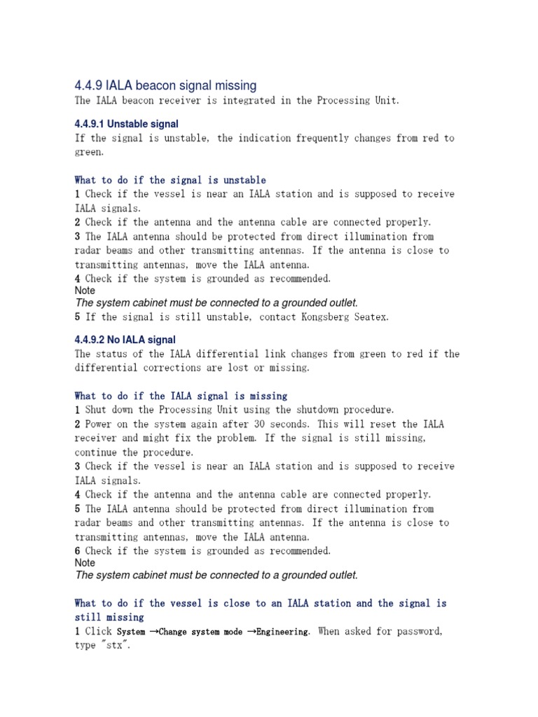 IALA For DPS Windows XP | PDF | Signal To Noise Ratio | Computing