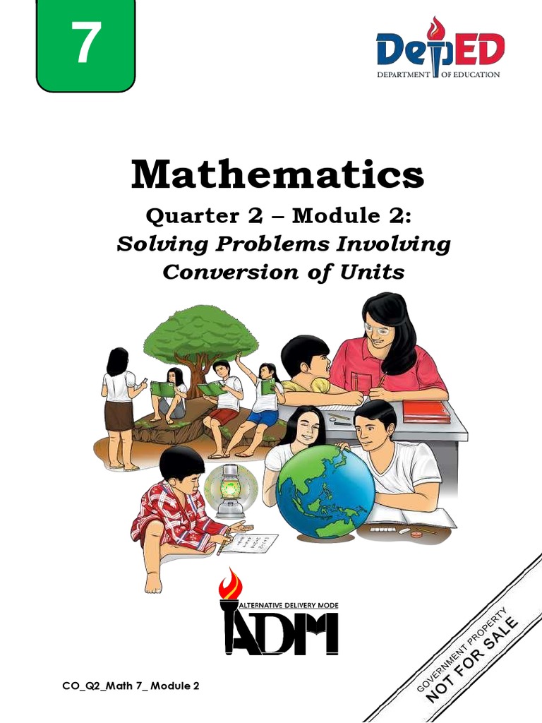 Adm Math7 Quarter2 Module2 Revised Final-V2.0 | PDF | Gallon | Litre
