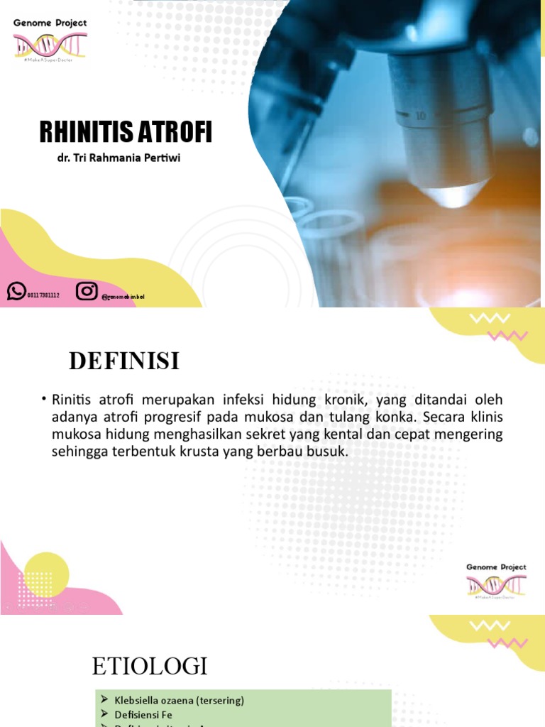 Rhinitis Atrofi | PDF