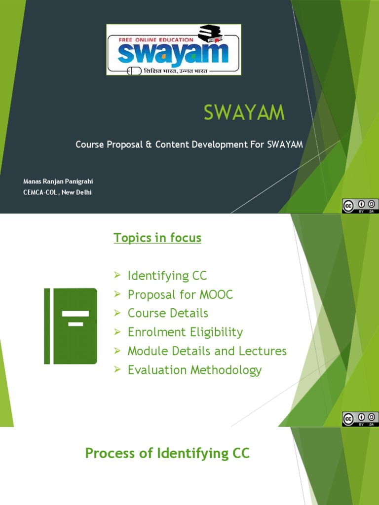 Swayam - PPT 4 | PDF | Educational Assessment | Massive Open Online Course