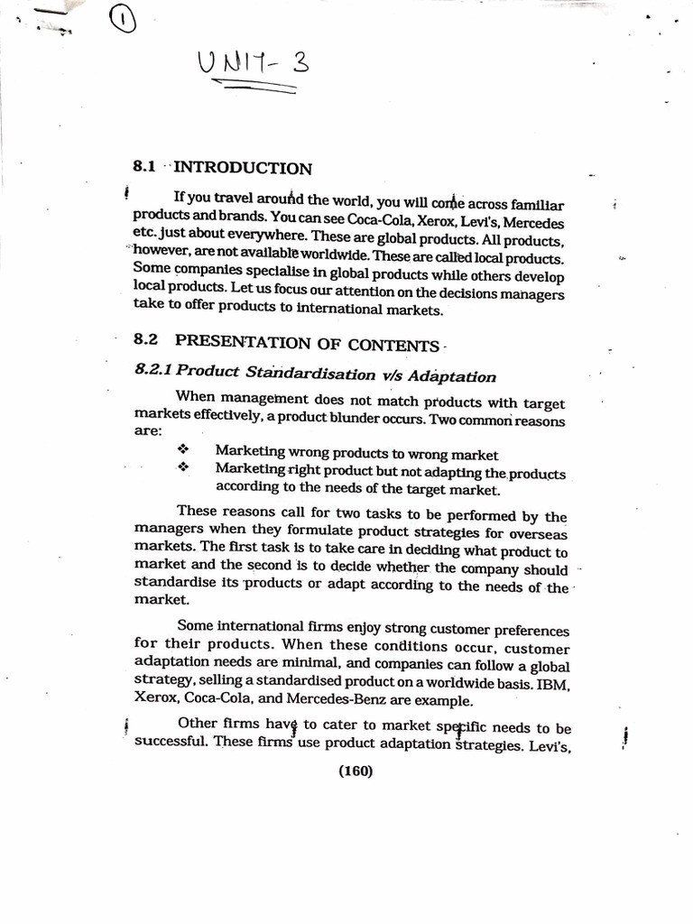 INTERNATIONAL MARKETING (Unit 3) | PDF