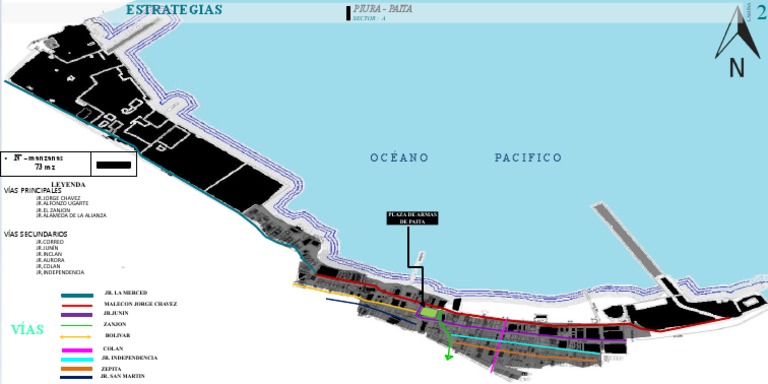 Mapa de Vías en Paita, Piura | PDF