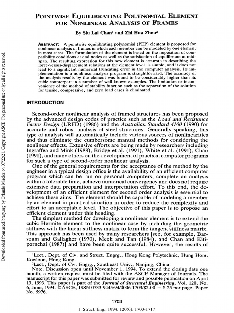 Pointwise Equilibrating Polynomial Element | PDF | Finite Element ...
