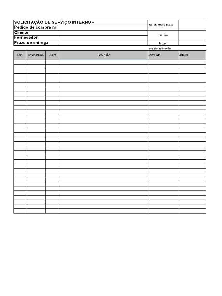 Modelo Check List | PDF