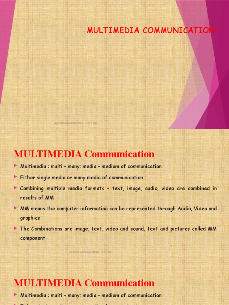 Introduction of Multimedia Communications | PDF | Data Compression | Digital Audio