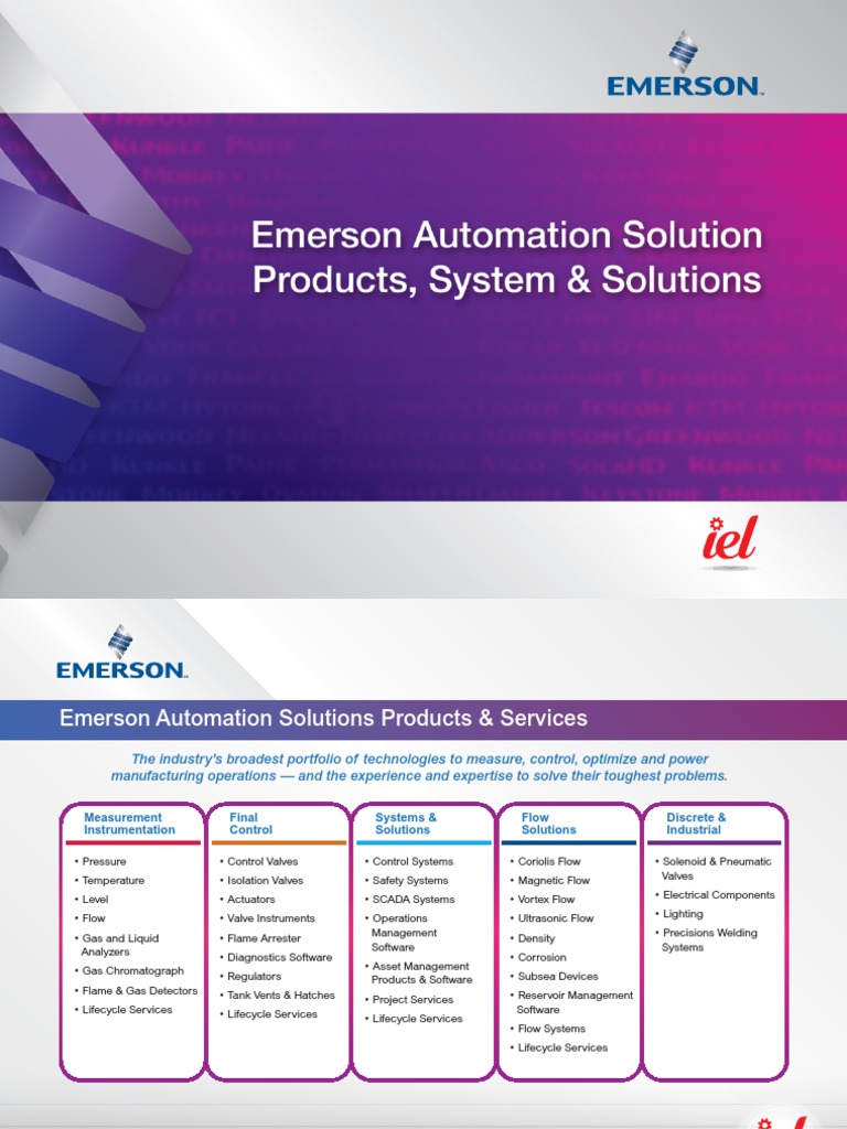Emerson Catalogue IEL | PDF | Valve | Instrumentation
