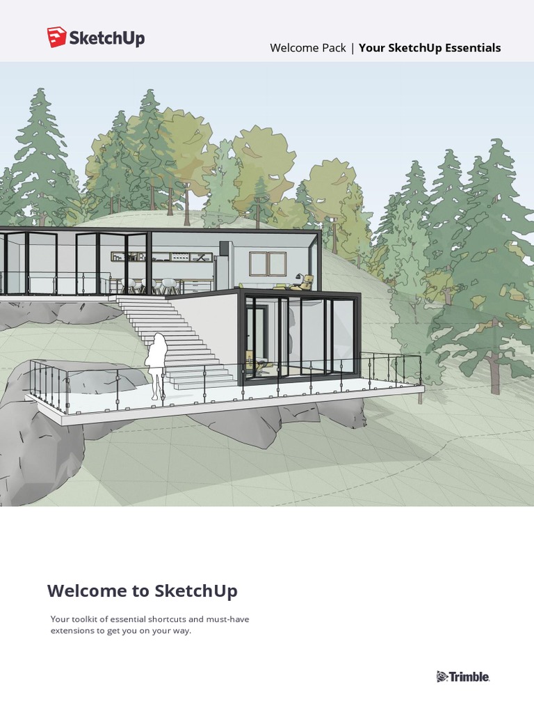 Sketchup Essentials Guide | PDF | Sketch Up | Rendering (Computer Graphics)