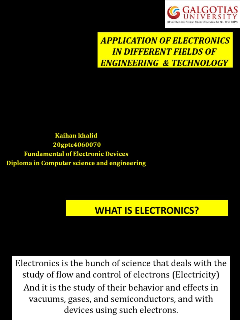Application of Electronic Devices | PDF | Electronics | Medical Imaging