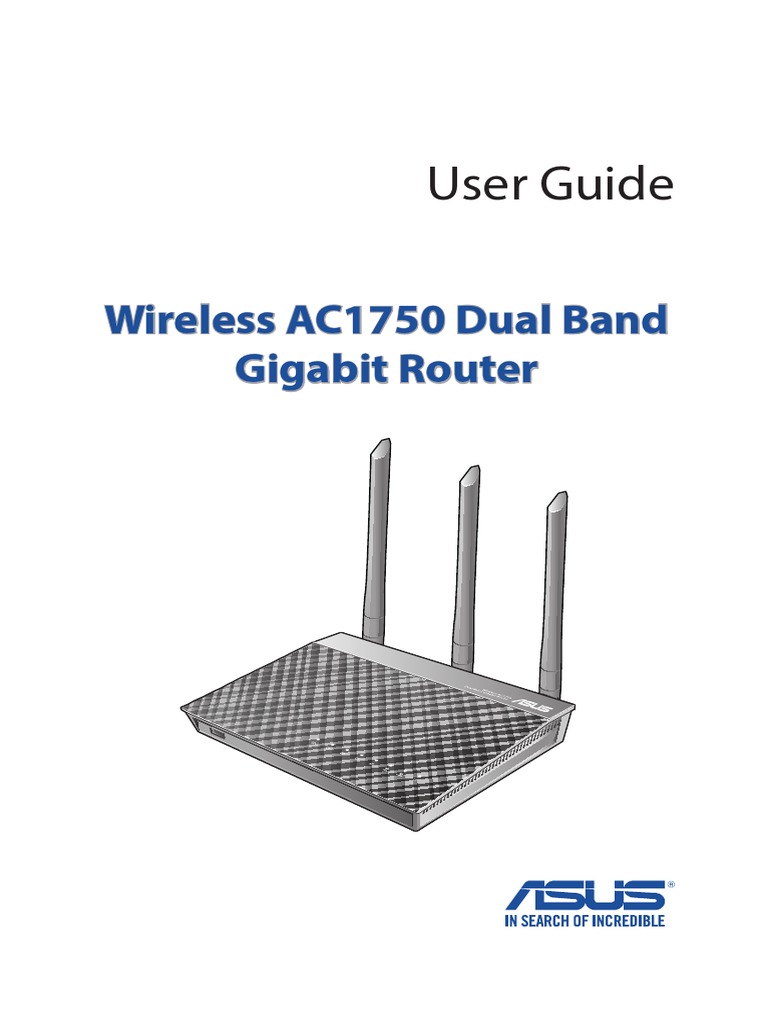 Asus RT-AC66U B1 AC1750 Router | PDF | Wireless Lan | Computer Network