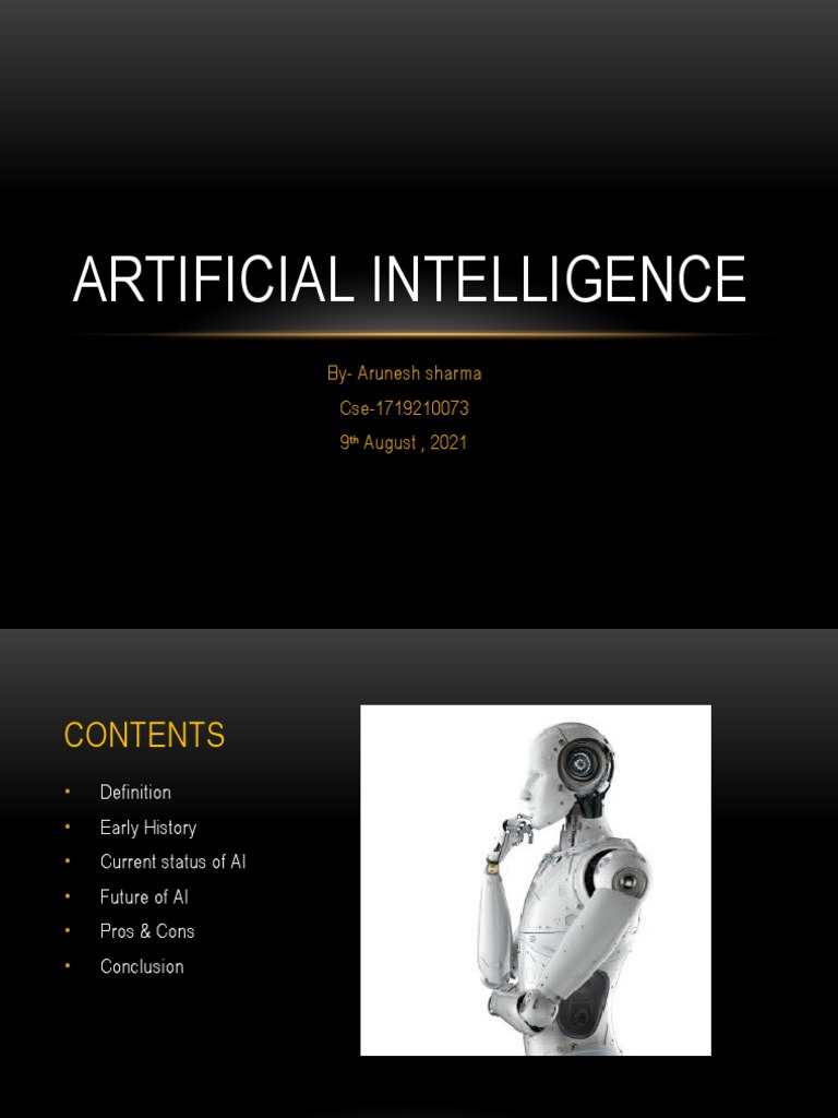 Artificial Intelligence Seminar | PDF | Artificial Intelligence ...