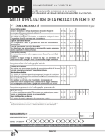 Grille d'évaluation production écrite A2 | PDF