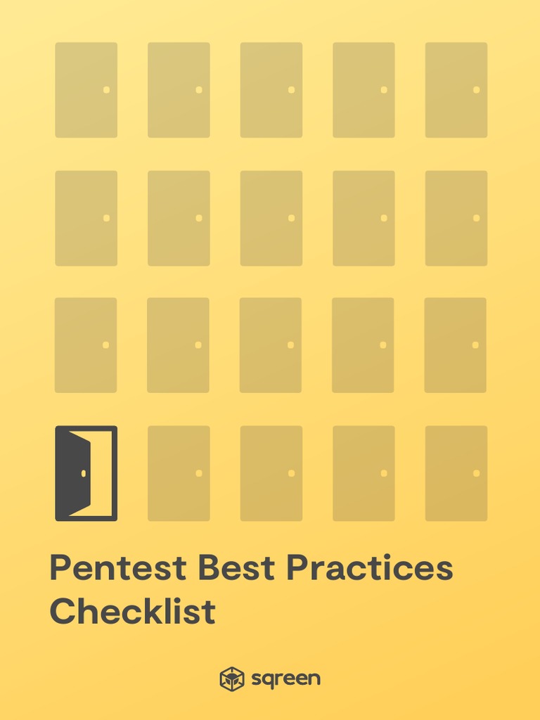 Essential Pentest Best Practices Checklist | PDF | Penetration Test ...