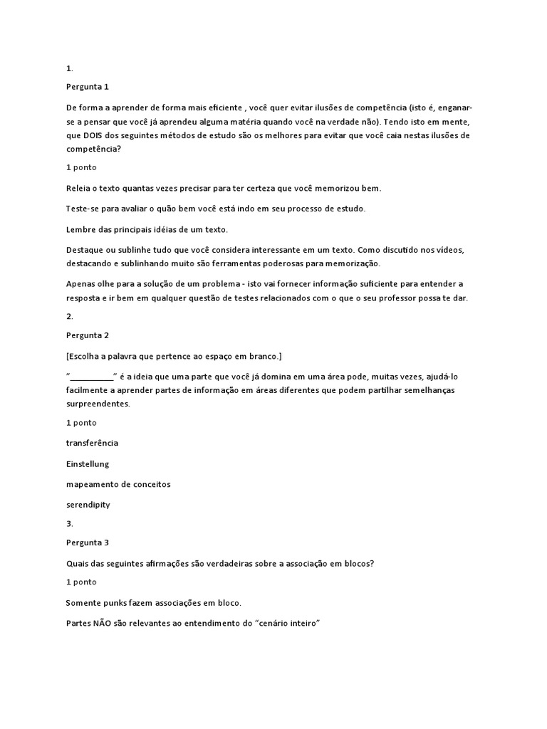 Learning How To Learn | PDF | Aprendizado | Memória