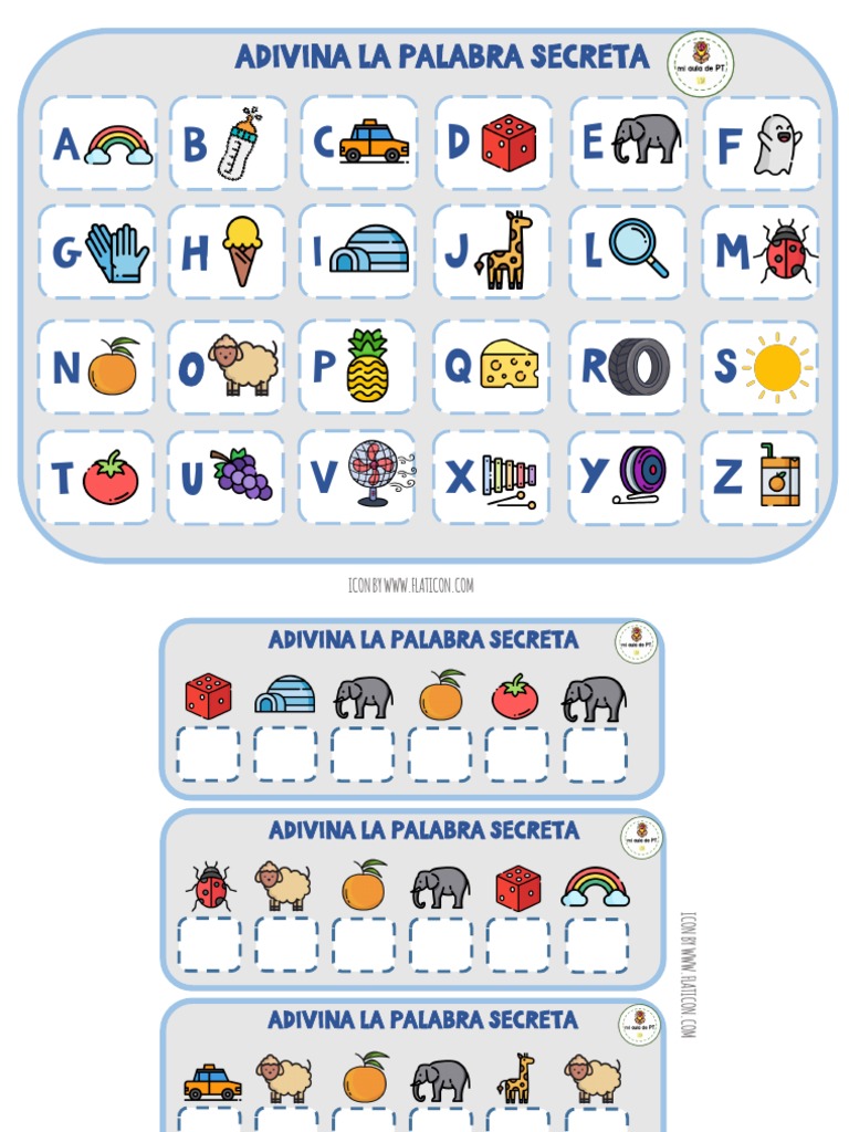 Adivina La Palabra Secreta | PDF