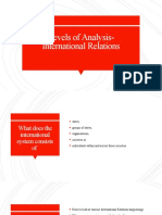 Levels of Analysis in IR Explained | PDF | International Relations ...