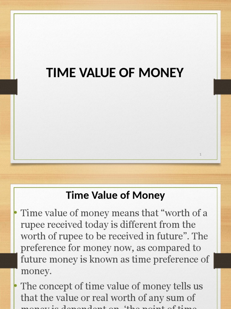 Time value of money in financial management store