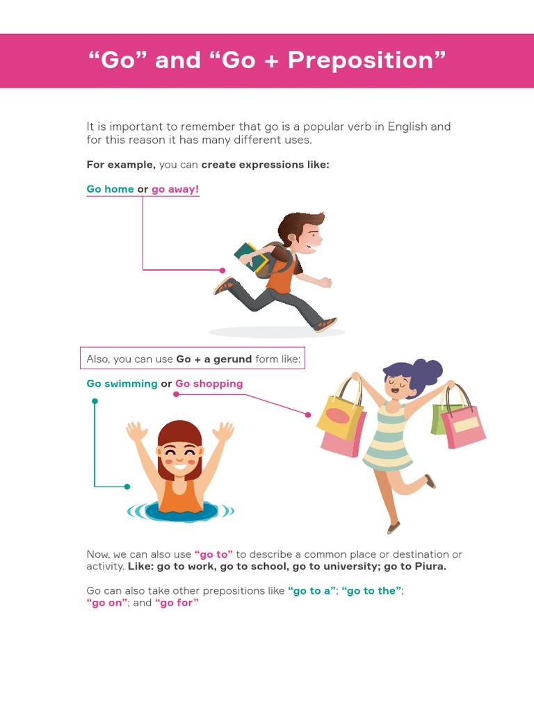 S6-T2 - Go and Go - Preposition | PDF | Language Arts & Discipline