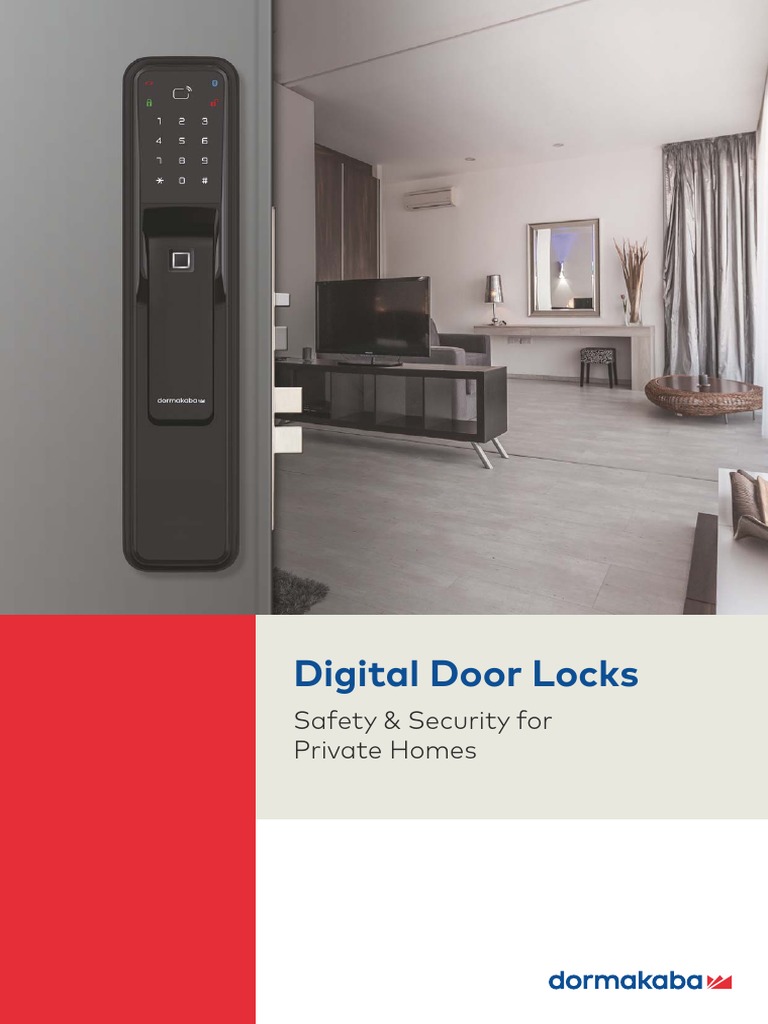 Digital Door Locks for Home Security | PDF | Radio Frequency ...