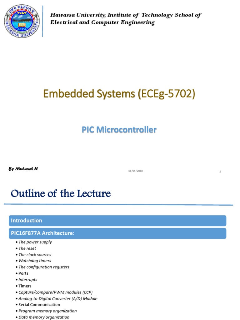 Embedded Systems PIC16F | PDF | Microcontroller | Timer