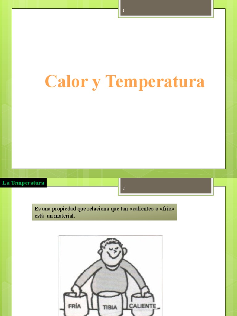 Calor y Temperatura | PDF | Temperatura | Calor
