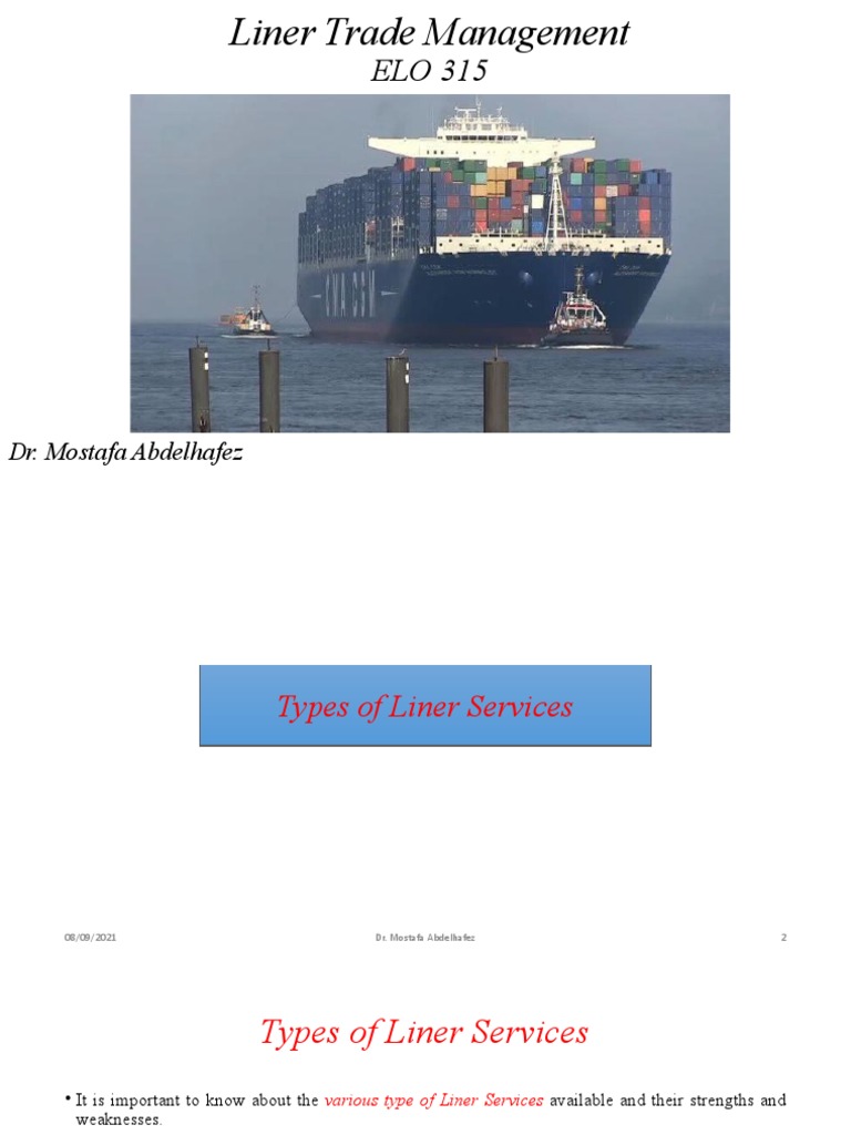 Liner Trade - Part 2 - B | PDF | Consortium | Port