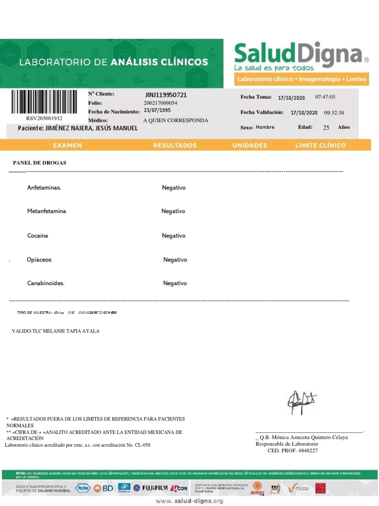 Resultados SaludDigna | PDF