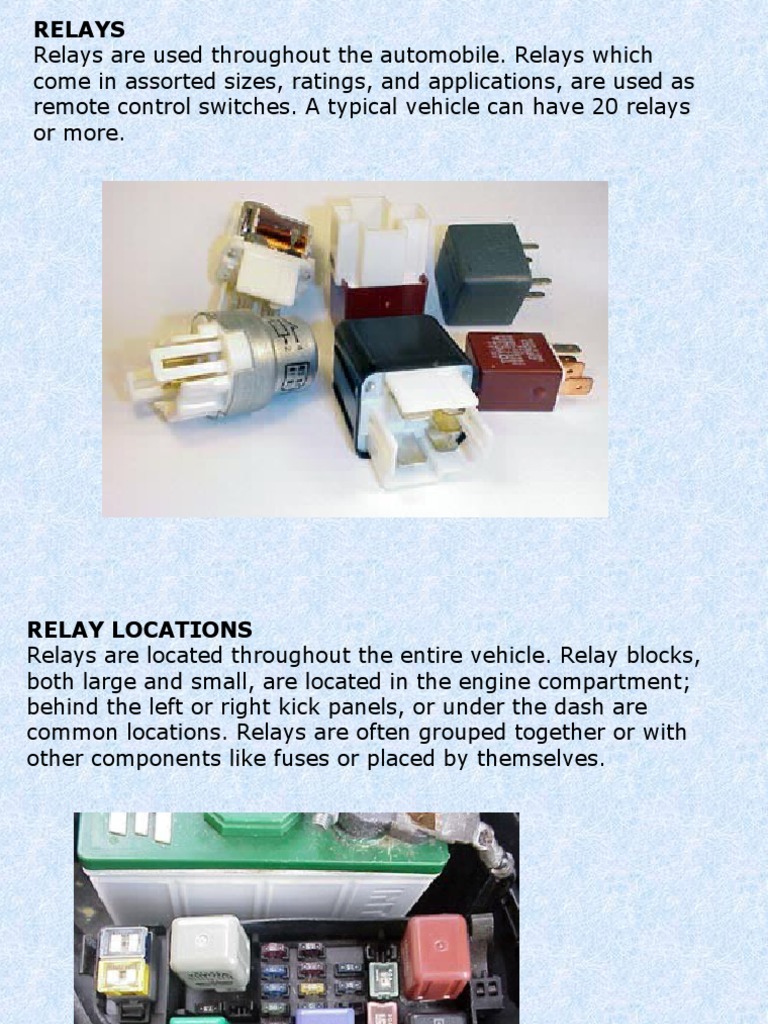 Relay | PDF | Relay | Switch