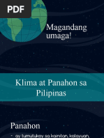 Klima at Panahon Sa Pilipinas Grade 5 | PDF